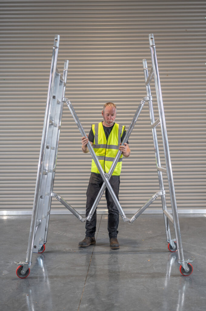 Folding Scaffolding Tower - Oxley Access Solutions